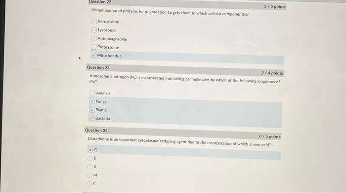 Solved please answer all 3 22,23,24 | Chegg.com