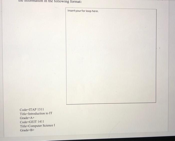 Solved 3) Consider the enum Course shown on page 6 and then | Chegg.com