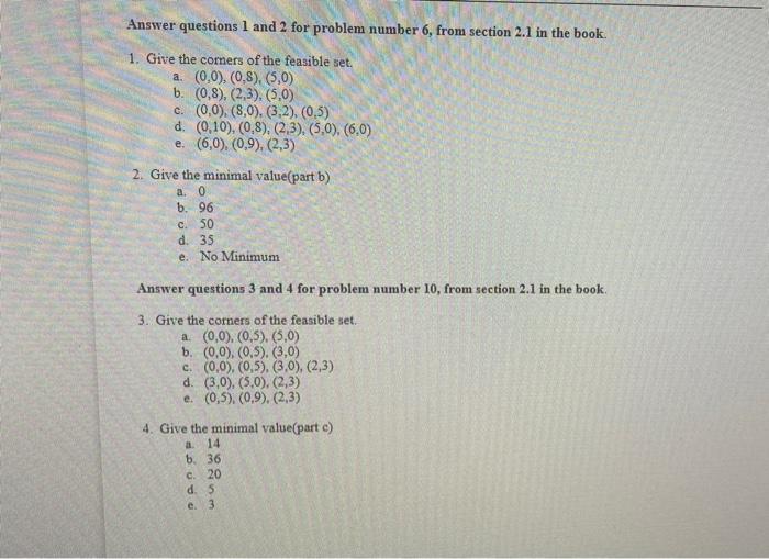 Answer questions 1 and 2 for problem number 6 , from | Chegg.com