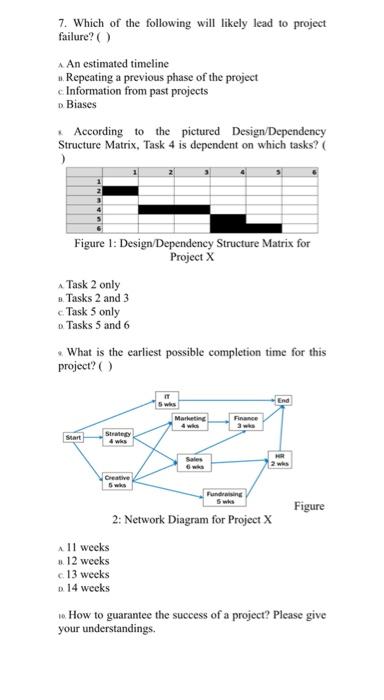 Solved 1. Which of the following characterize a project) A | Chegg.com