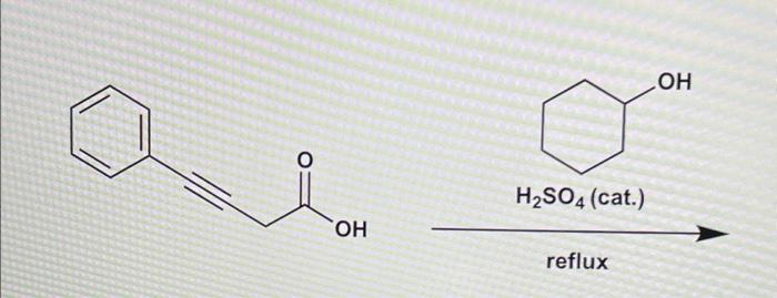 Solved ОН H2SO4 (cat.) ОН reflux | Chegg.com