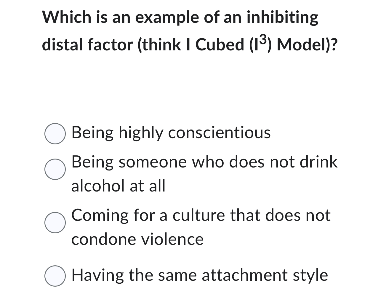 Solved Which is an example of an inhibiting distal factor | Chegg.com