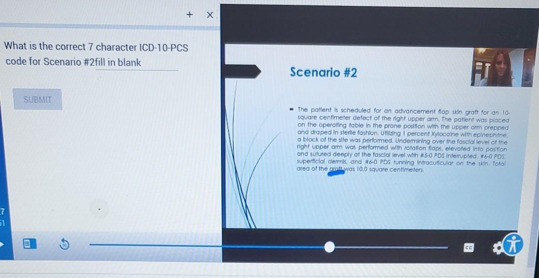 Solved + X is the correct 7 character ICD-10-PCS For | Chegg.com