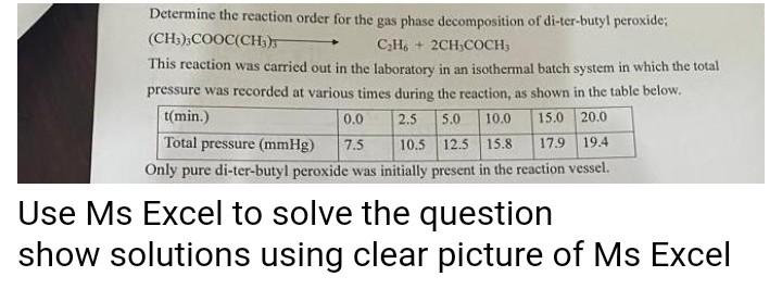 This reaction was carried out in the laboratory in an | Chegg.com