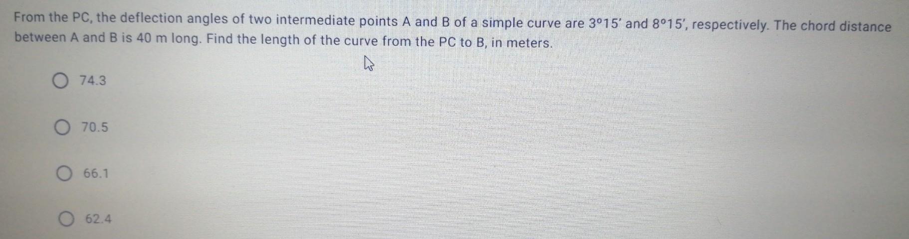 Solved From The Pc The Deflection Angles Of Two