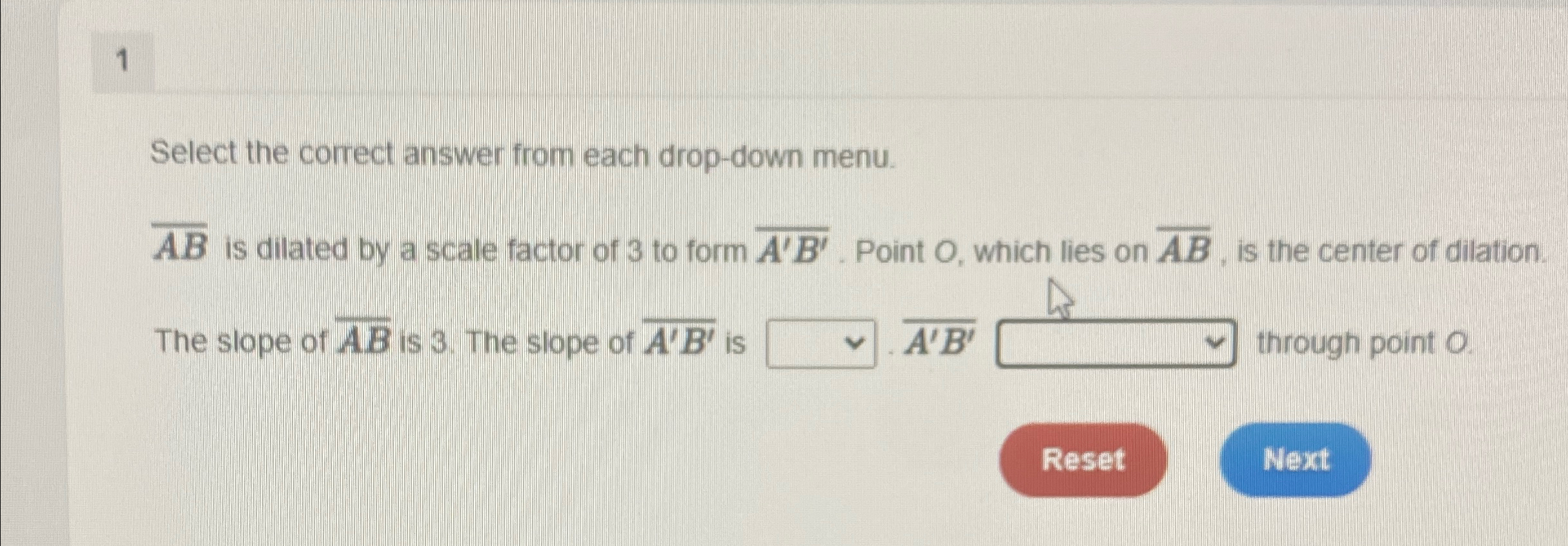 Solved 1Select the correct answer from each drop-down | Chegg.com