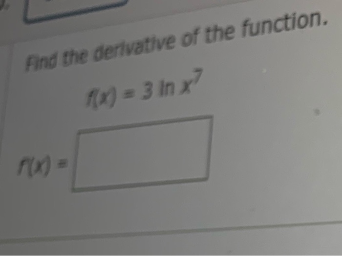 Solved Find the derivative of the function. ps²+ 4 Find | Chegg.com