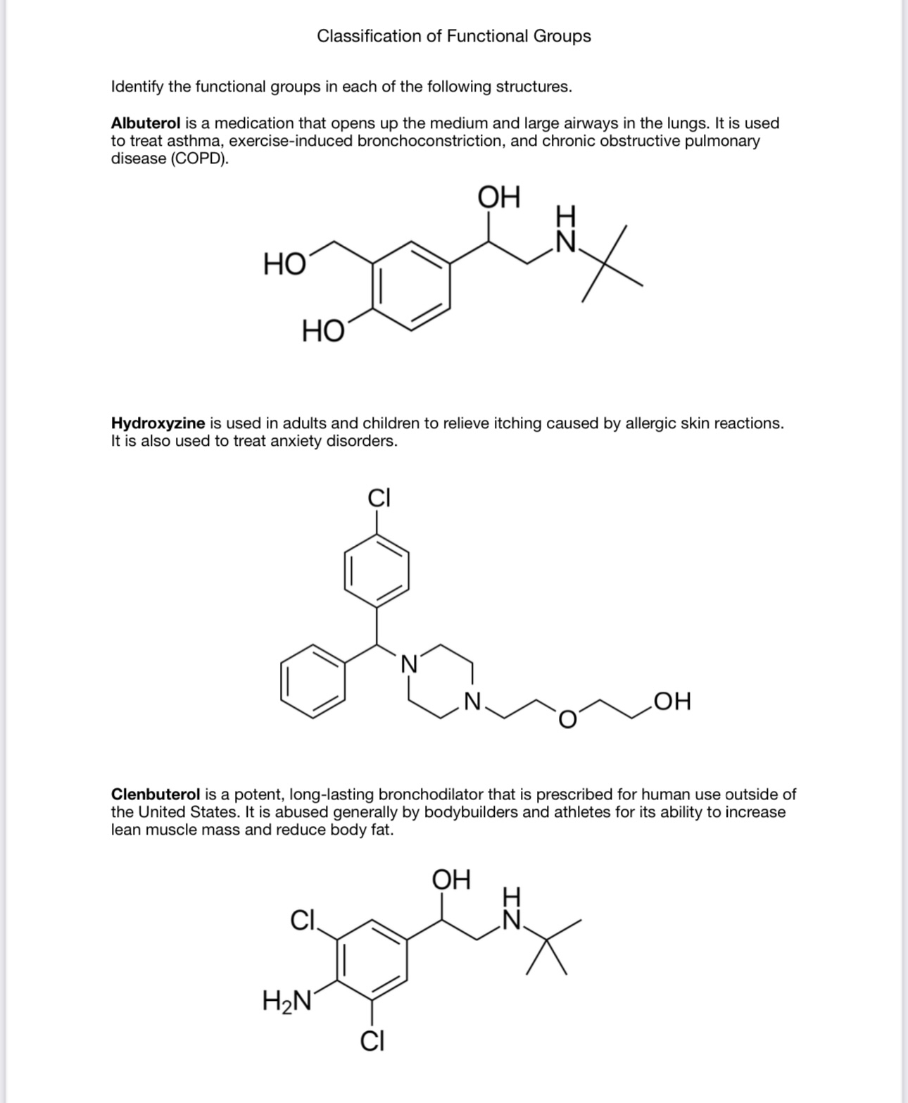 Classification of Functional GroupsDiscodermolide, a | Chegg.com