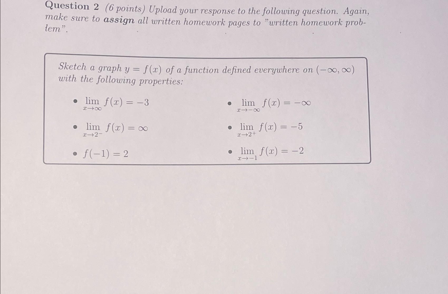 Solved Question 2 (6 points) Upload your response to the | Chegg.com Solved Question 2 (6 points) Upload your response to the | Chegg.com