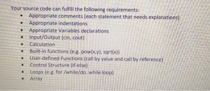 Solved C Program Can Someone Please Create Source Code By