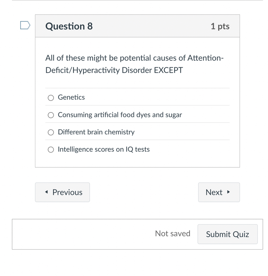 Solved Question 81 ﻿ptsAll of these might be potential | Chegg.com