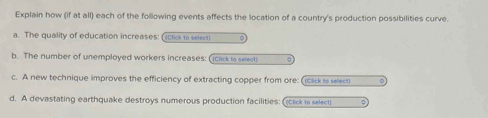 Solved Explain how (if at all) ﻿each of the following events | Chegg.com