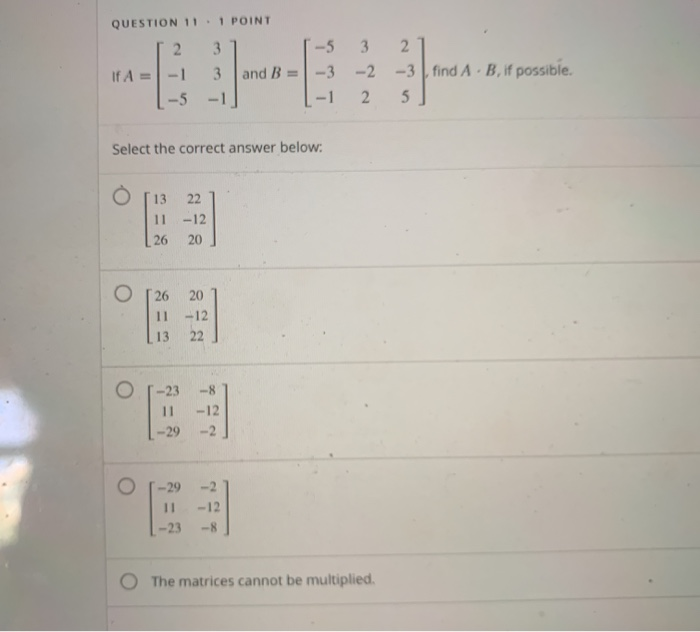 Solved Content attribution QUESTION 9. 1 POINT Add the | Chegg.com