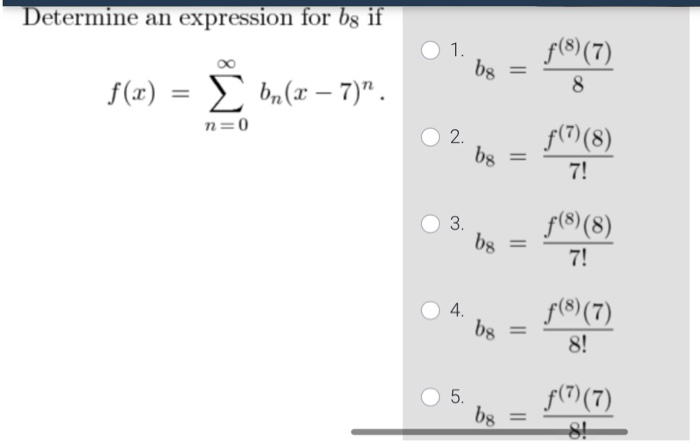 Solved Determine an expression for bg if bg = f(*)(7) s(e) = | Chegg.com