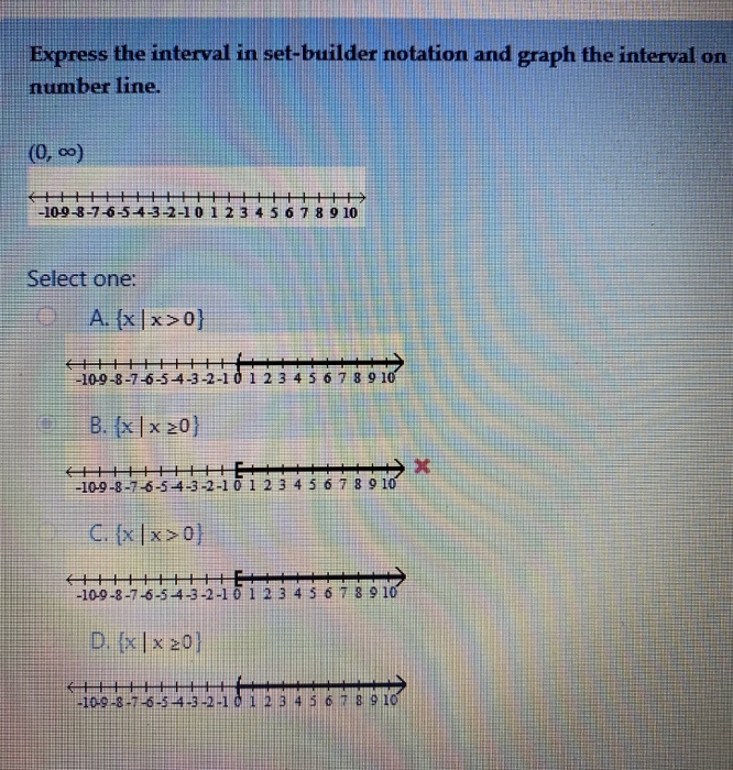 Solved Express the interval in set-builder notation and | Chegg.com