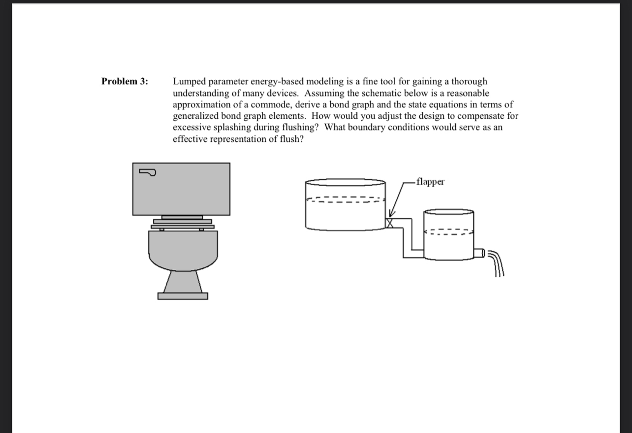 Solved Problem 3: Lumped parameter energy-based modeling is | Chegg.com