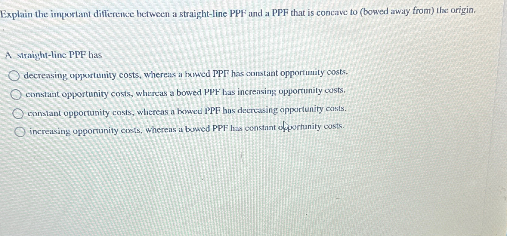 Solved Explain the important difference between a | Chegg.com