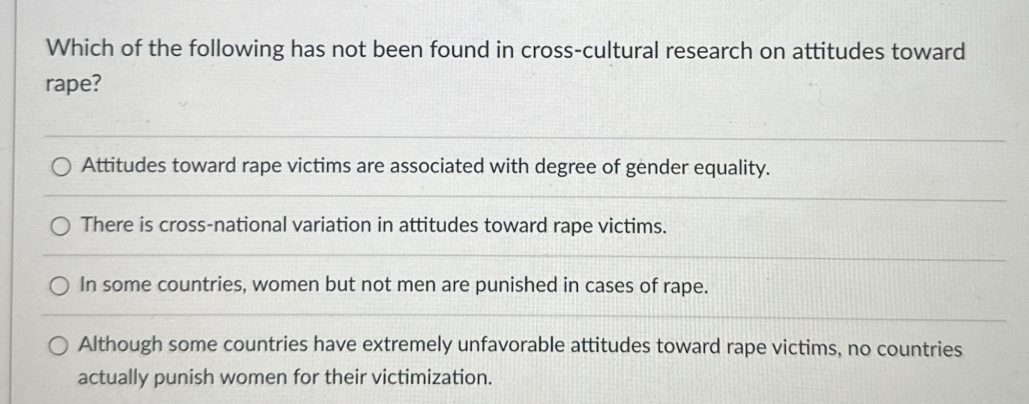 Solved Which of the following has not been found in | Chegg.com