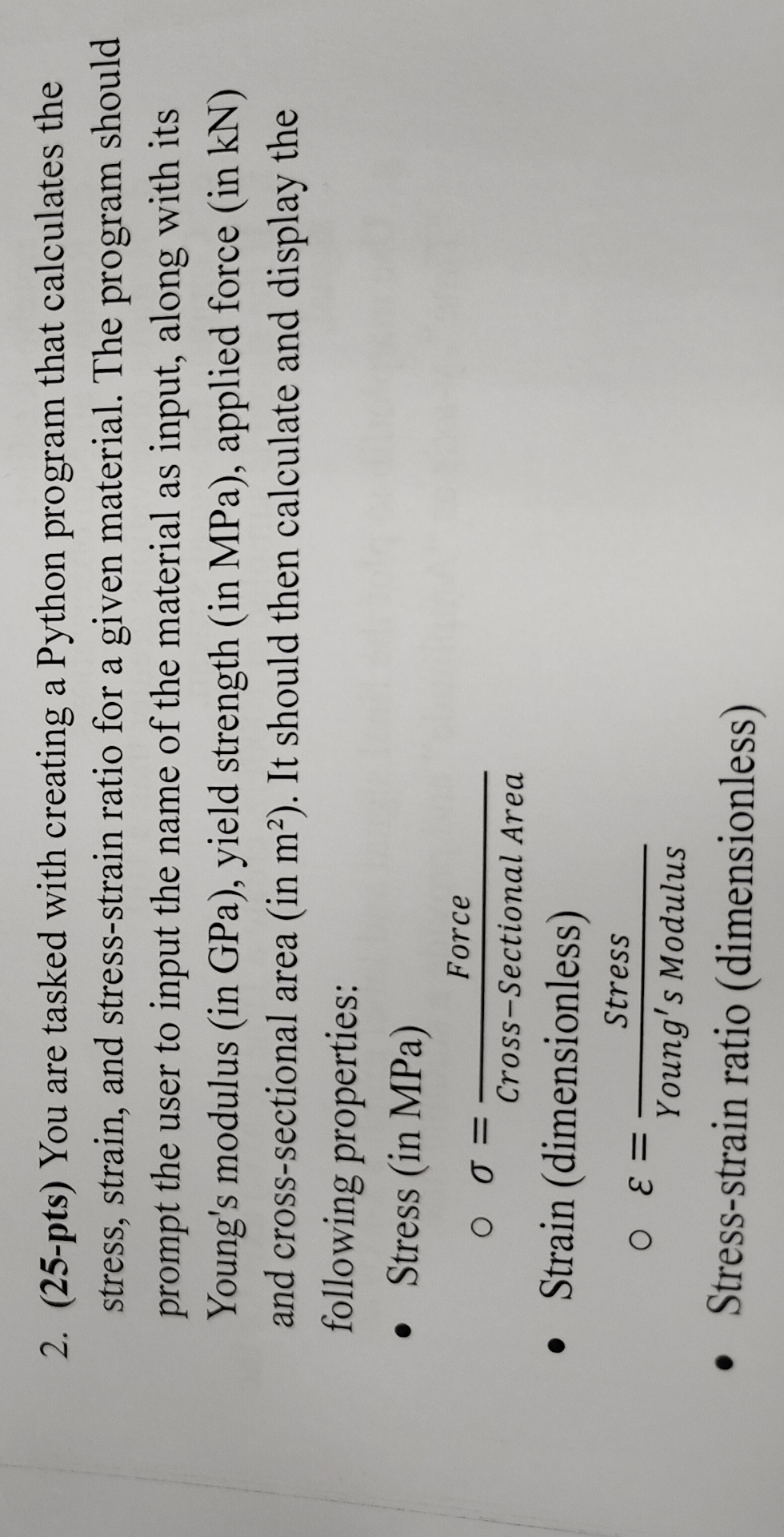 Solved (25-pts) ﻿You are tasked with creating a Python | Chegg.com