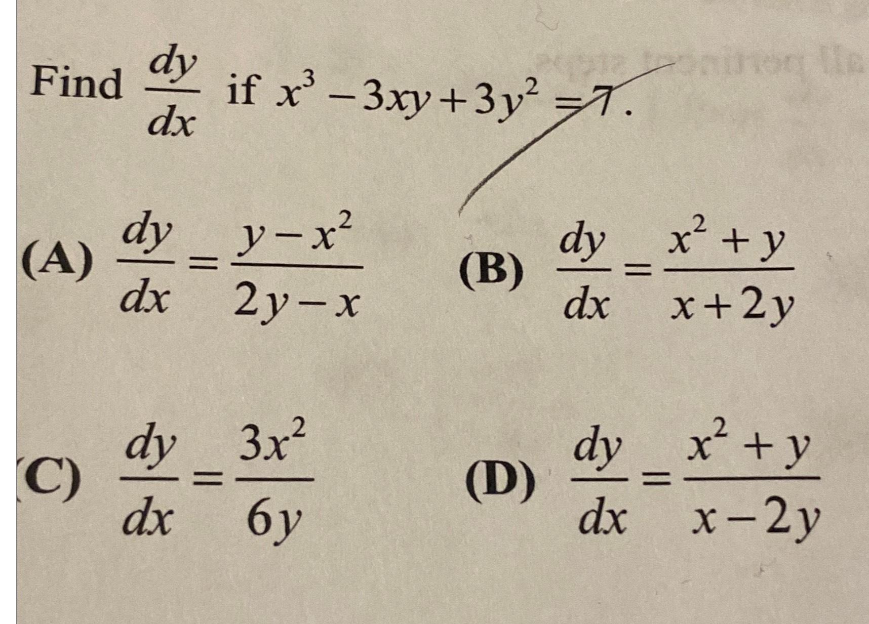 Solved Find dydx if | Chegg.com Solved Find dydx if | Chegg.com