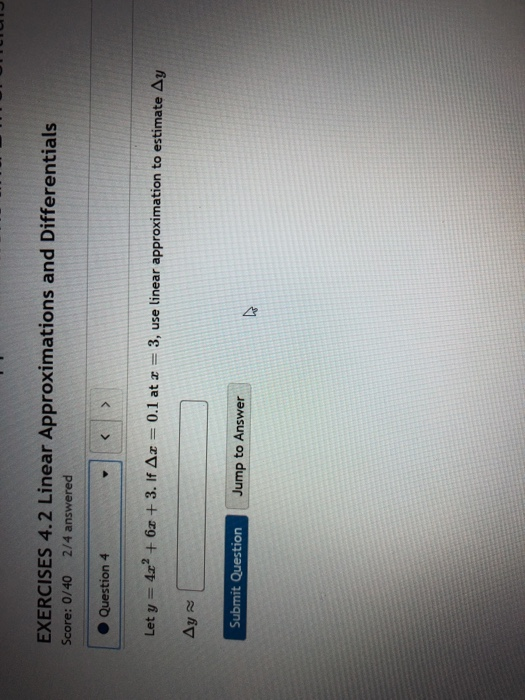 Solved EXERCISES 4.2 Linear Approximations and Differentials | Chegg.com