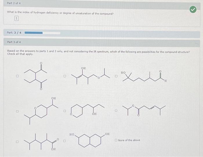 Solved An unknown compound with formula CnHxO2 gives the 1R | Chegg.com