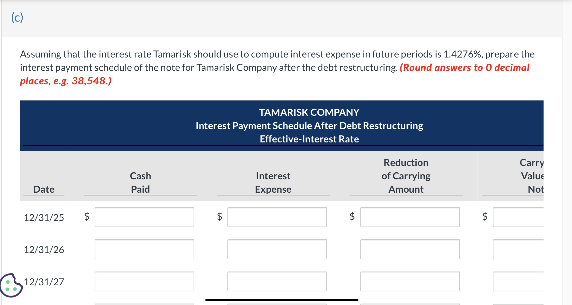 Solved On December 31, 2025, ﻿American Bank enters into a | Chegg.com
