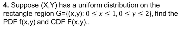 Solved Suppose (x,Y) ﻿has a uniform distribution on the | Chegg.com