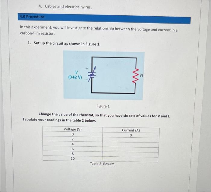 Solved 1. To construct a schematic diagram on a breadboard. | Chegg.com