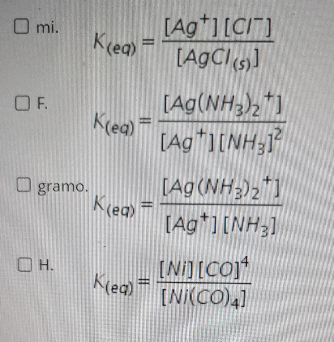 Solved +2 a. Ag Tay + 2NH3 (ac) -- Ag(NH3)2 (ac) (ac) + b. | Chegg.com