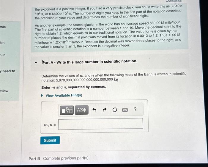 Solved the exponent is a positive integer. If you had a very | Chegg.com
