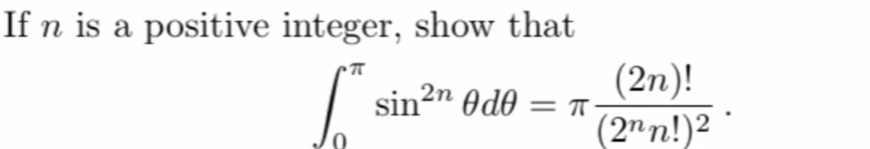 Solved If n ﻿is a positive integer, show | Chegg.com