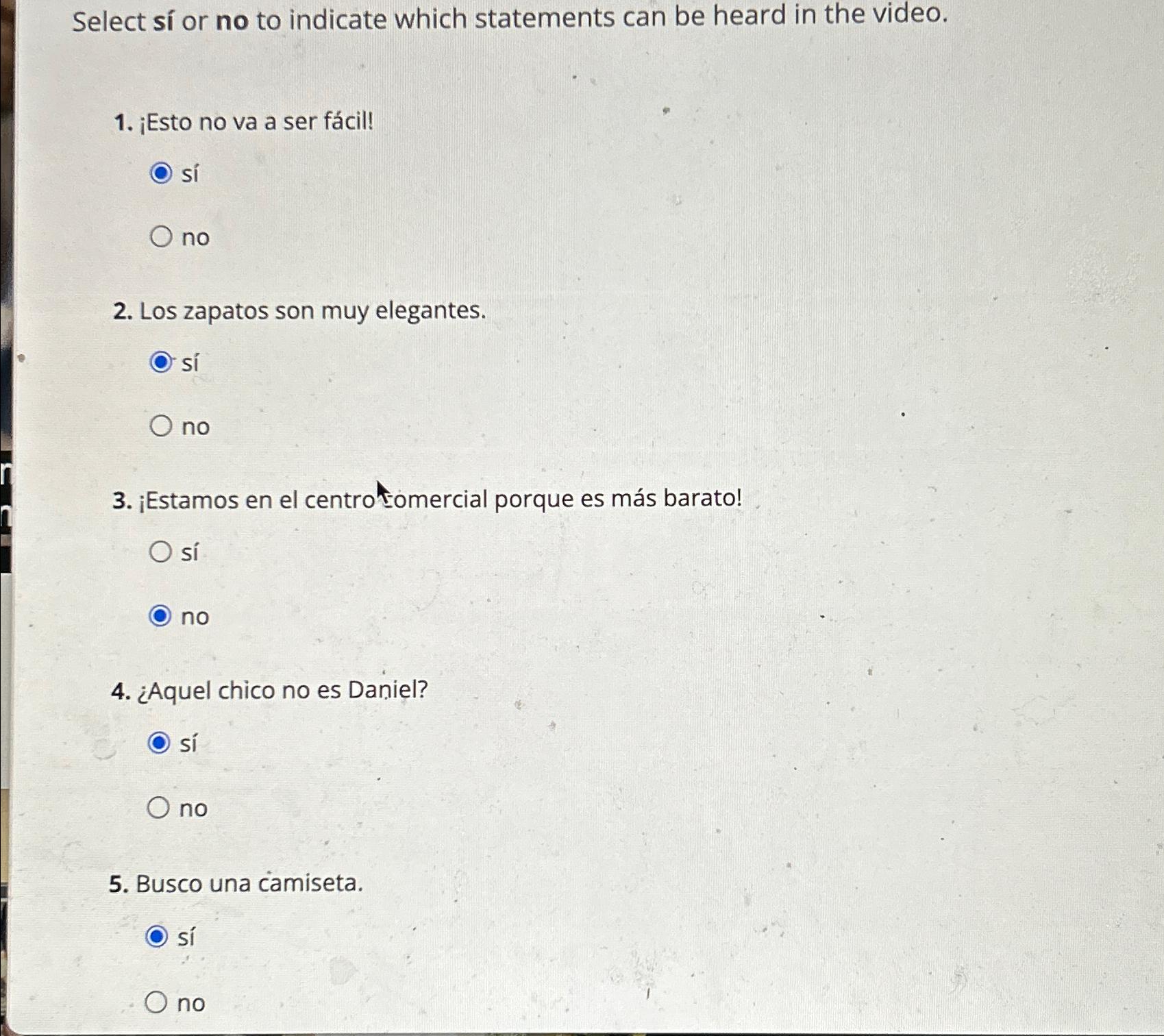 Solved Select sí ﻿or no to indicate which statements can be | Chegg.com