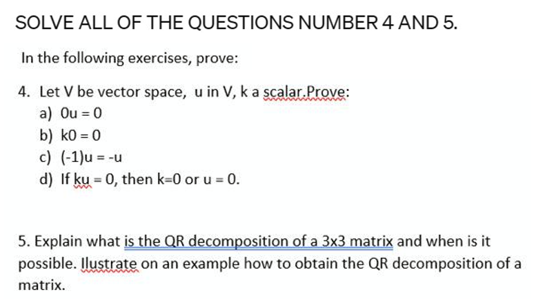 Solved SOLVE ALL OF THE QUESTIONS NUMBER 4 ﻿AND 5.In the | Chegg.com