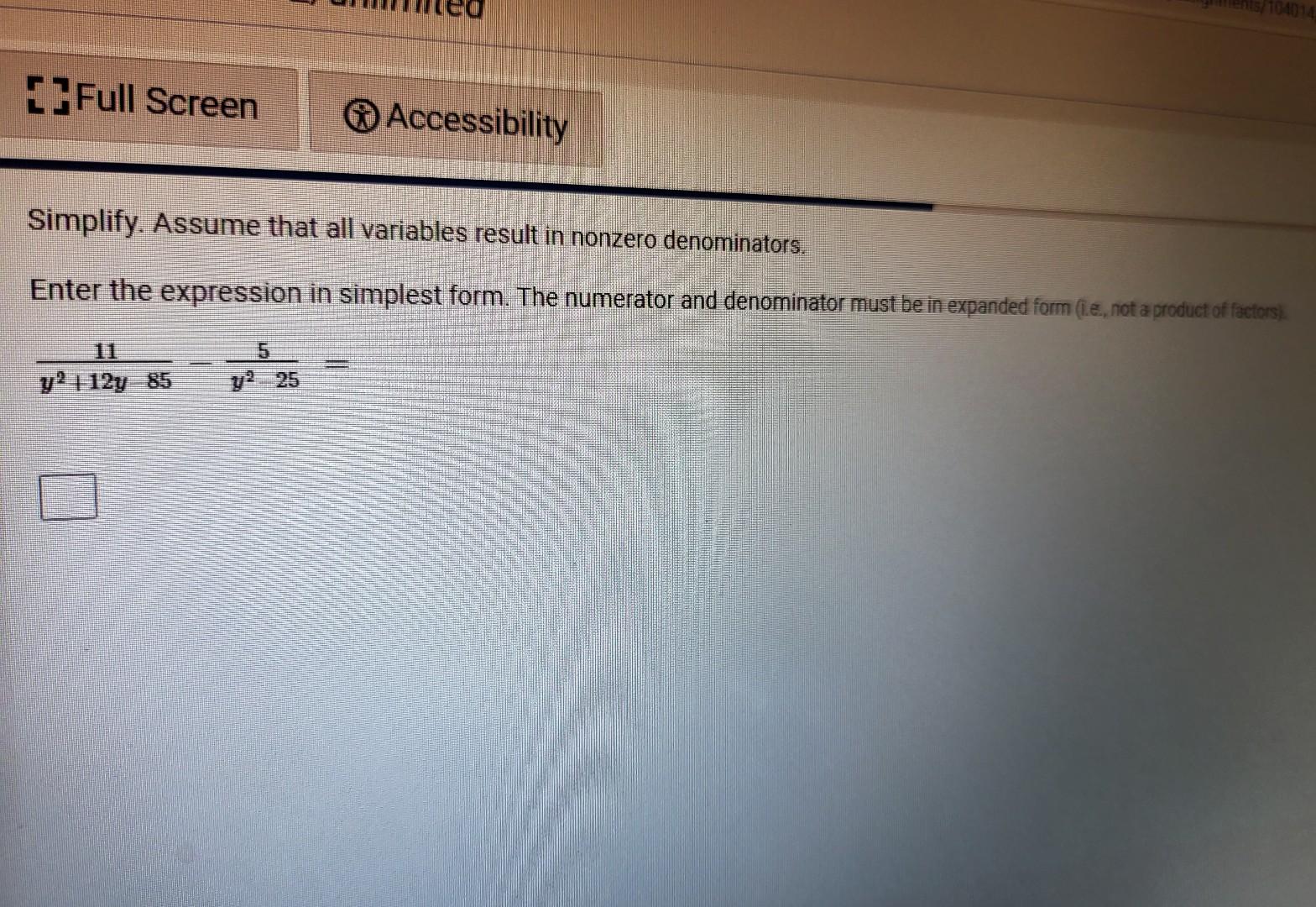 Solved Simplify Assume That All Variables Result In Nonzero 