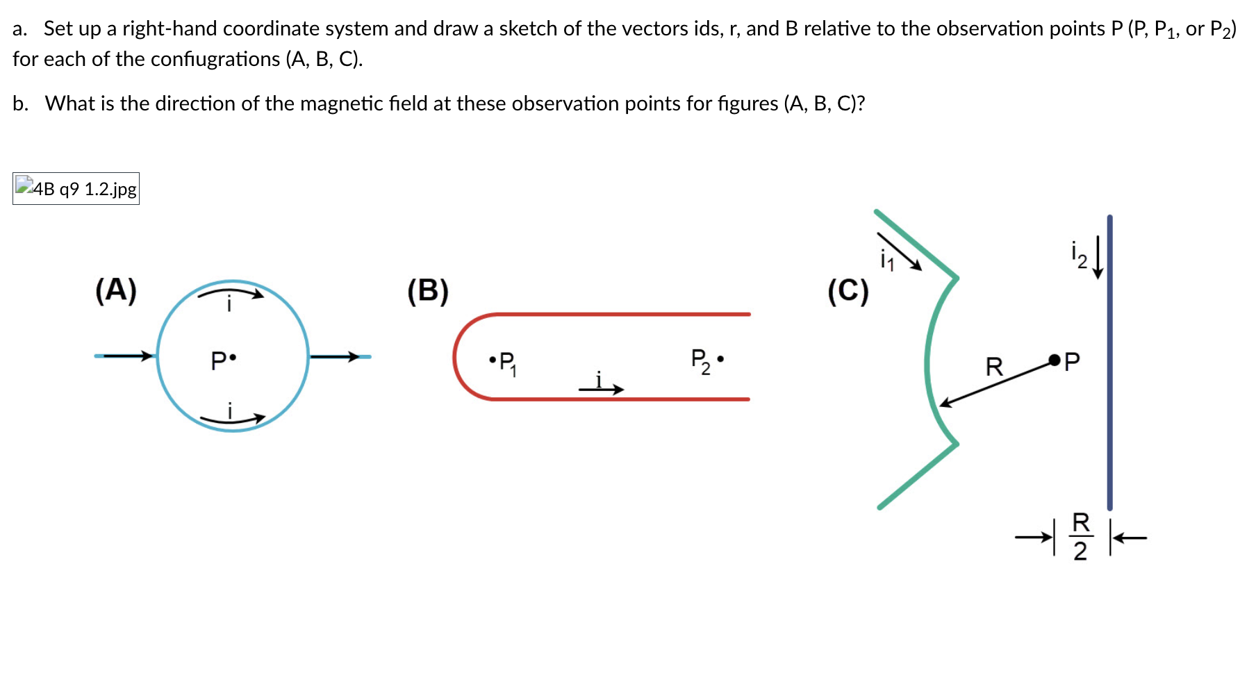 Solved a. Set up a right-hand coordinate system and draw a | Chegg.com
