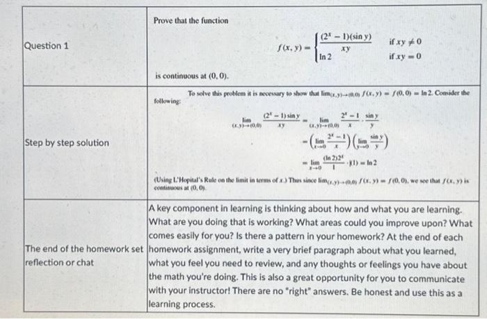 Solved Question 1 Step by step solution Prove that the | Chegg.com
