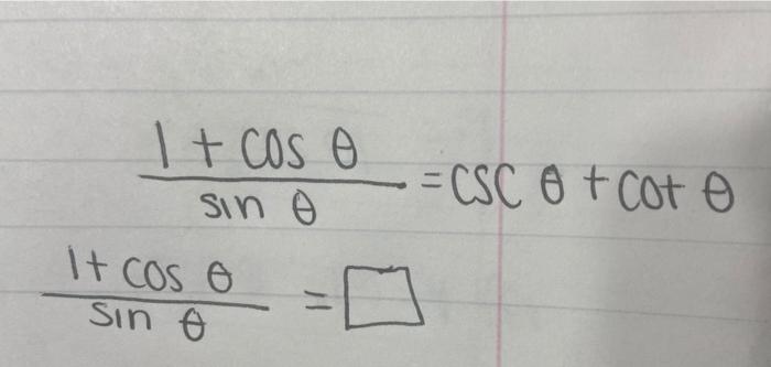 Solved It cos e sin o = CSC o t Cot o It cos o sin e | Chegg.com