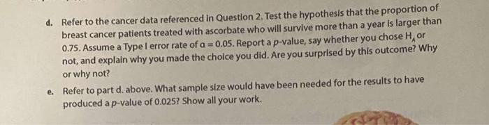 Solved Chapter 10 Hypothesis Testing Computations Beyond