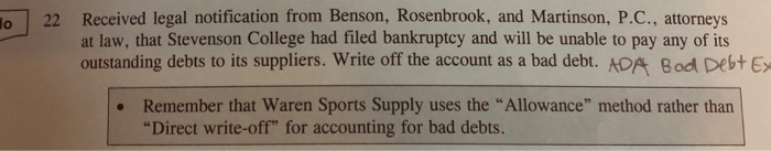 Solved Amount is 2900. ADA has a credit balance of | Chegg.com