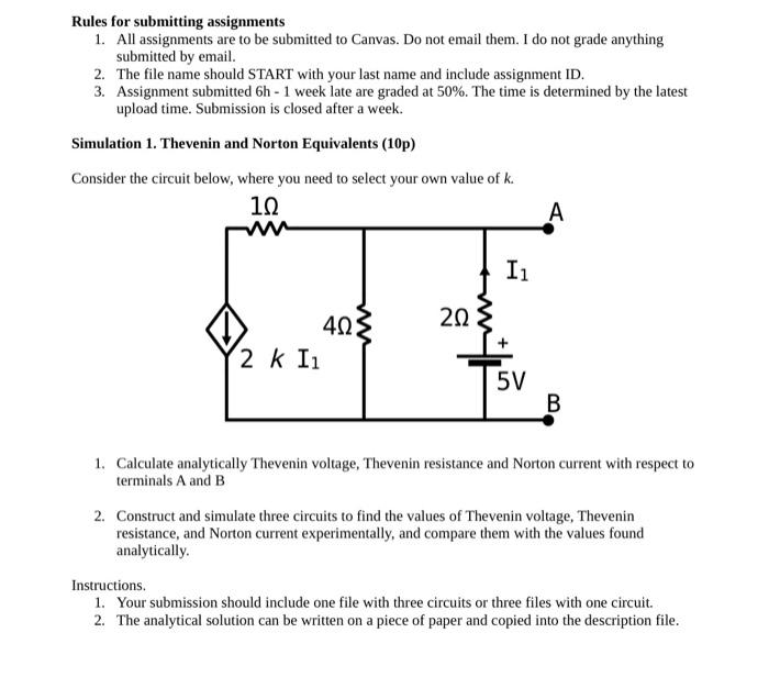 Solved Rules for submitting assignments 1. All assignments | Chegg.com