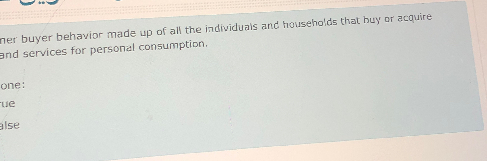 Solved buyer behavior made up of all the individuals and | Chegg.com
