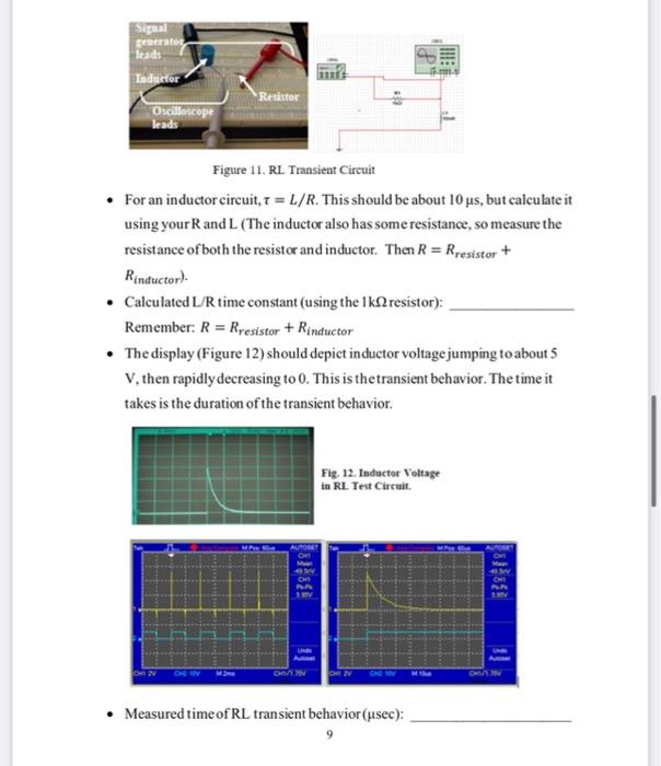 Solved CAPACITORS, INDUCTORS, TRANSIENT RESPONSE:Can someone | Chegg.com