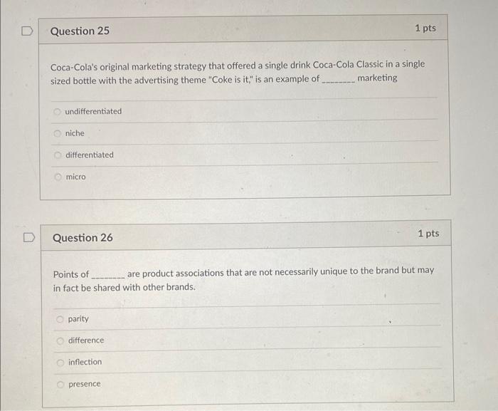 Solved Coca-Cola's original marketing strategy that offered | Chegg.com