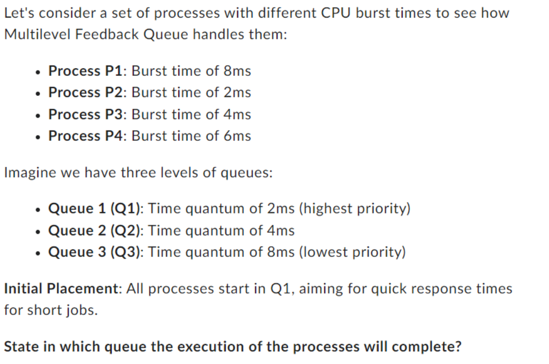 Solved Let's consider a set of processes with different CPU | Chegg.com