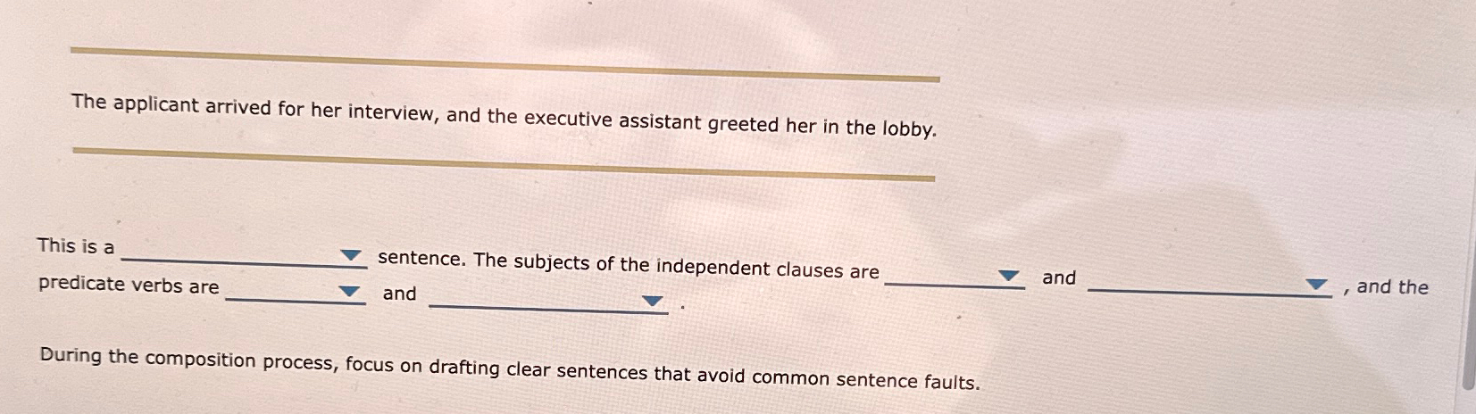 Solved The applicant arrived for her interview, and the | Chegg.com