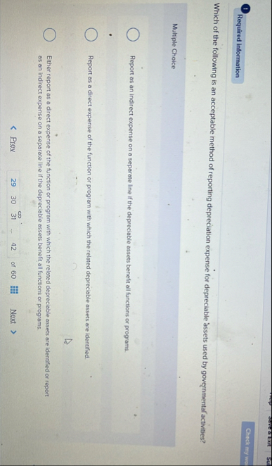 Solved Chack my undWhich of the following is an acceptable | Chegg.com