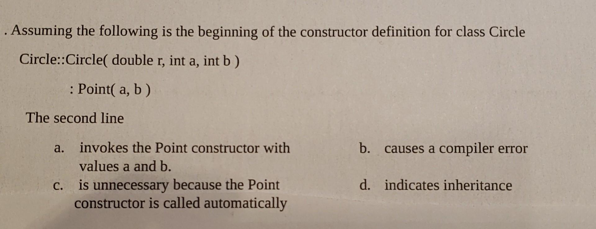 Solved Assuming the following is the beginning of the | Chegg.com