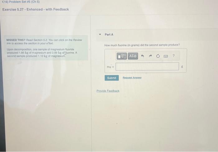 Solved MasseD THIs? Aoed Sochon 5.2. You can clok on the | Chegg.com