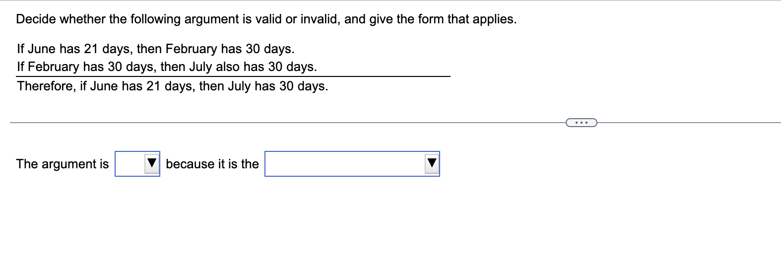 Solved Decide whether the following argument is valid or | Chegg.com